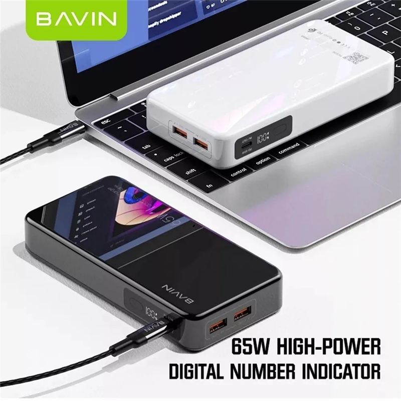 پاوربانک 20000 باوین Bavin PC036 توان 65 وات – فروشگاه ای وانتل